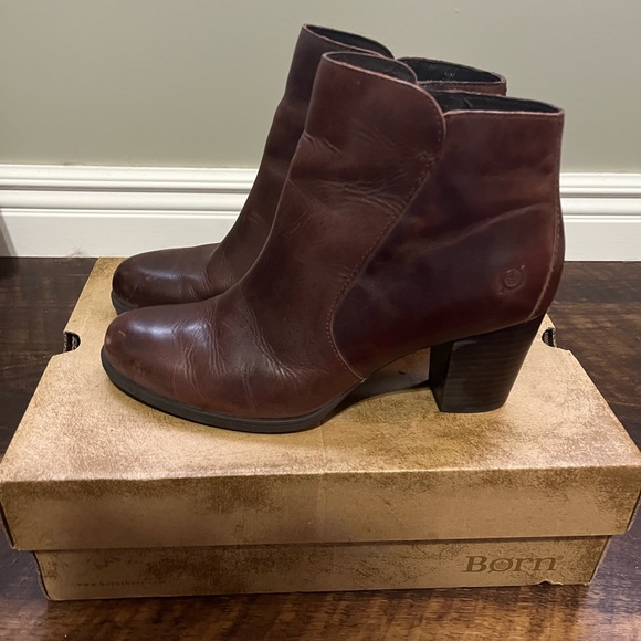 Born | Shoes | Born Alter Booties Beautiful Cognac Color Never Been ...